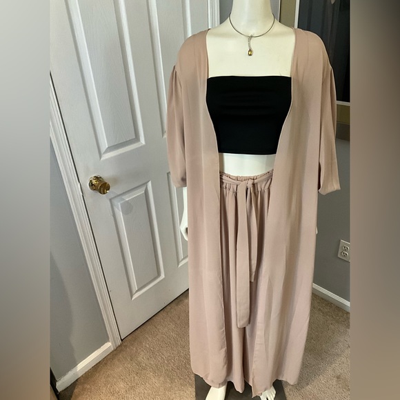 Pants & Jumpsuits | Kimono Pants Matching Set With Belt | Poshmark